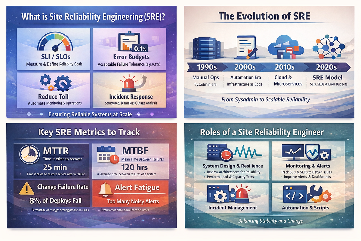 Day 45 — Site Reliability Engineering (SRE): Why It Exists, How It ...