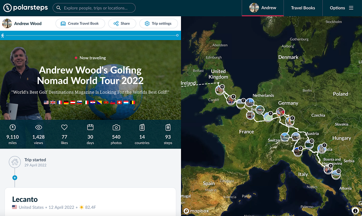 14 Countries, and 9,110 Miles This Month! | by Andrew Wood | Legendary ...