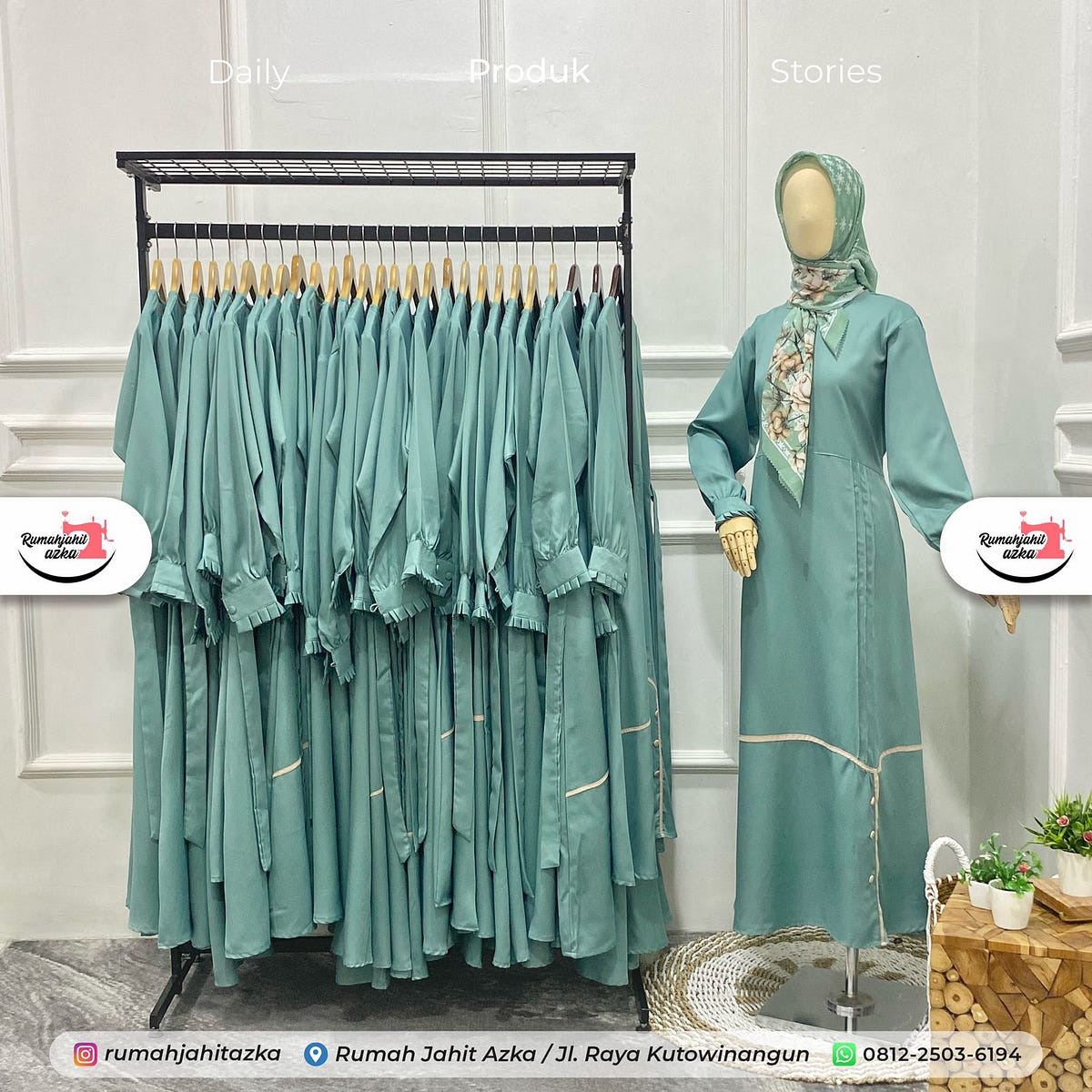 JAGONYA JAHIT SERAGAM! WA 0812–2503–6194, Jahit Kilat Gamis Seragam PKK ...