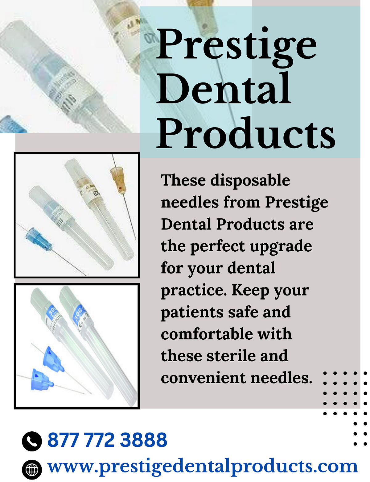 Eliminate Tissue Trauma with Our Silicone-Coated Dental Needles — Place ...