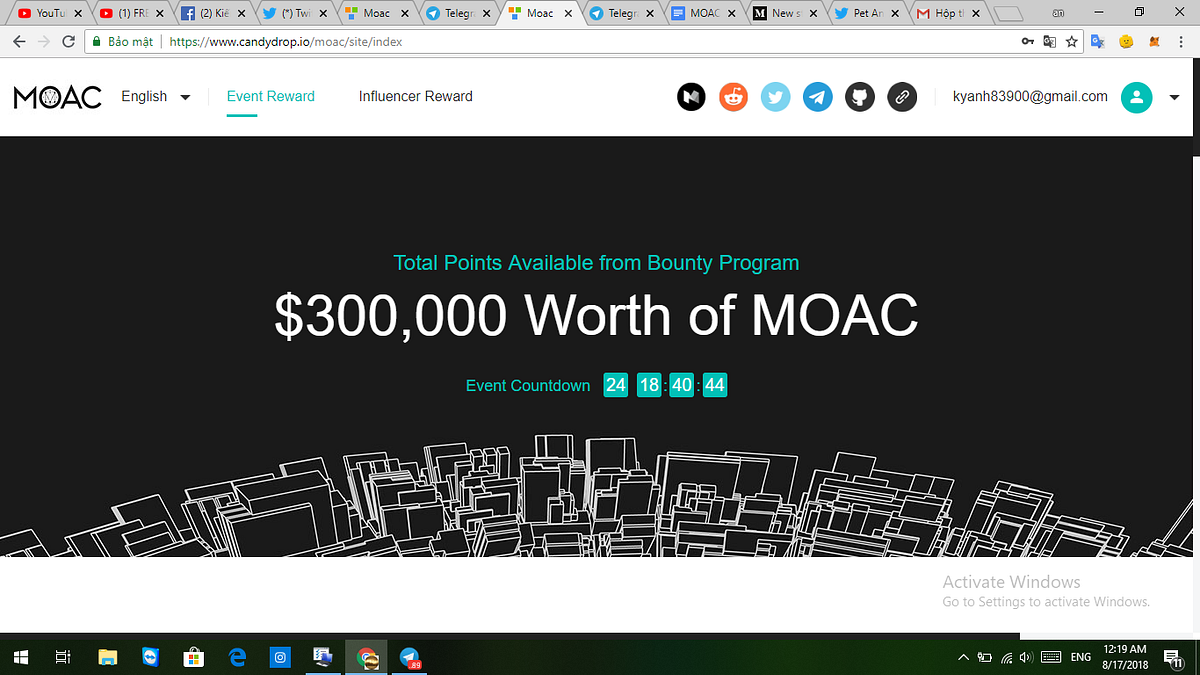 Total Points Available from Bounty Program. $300,000 Worth of MOAC | by an nguyen | Medium