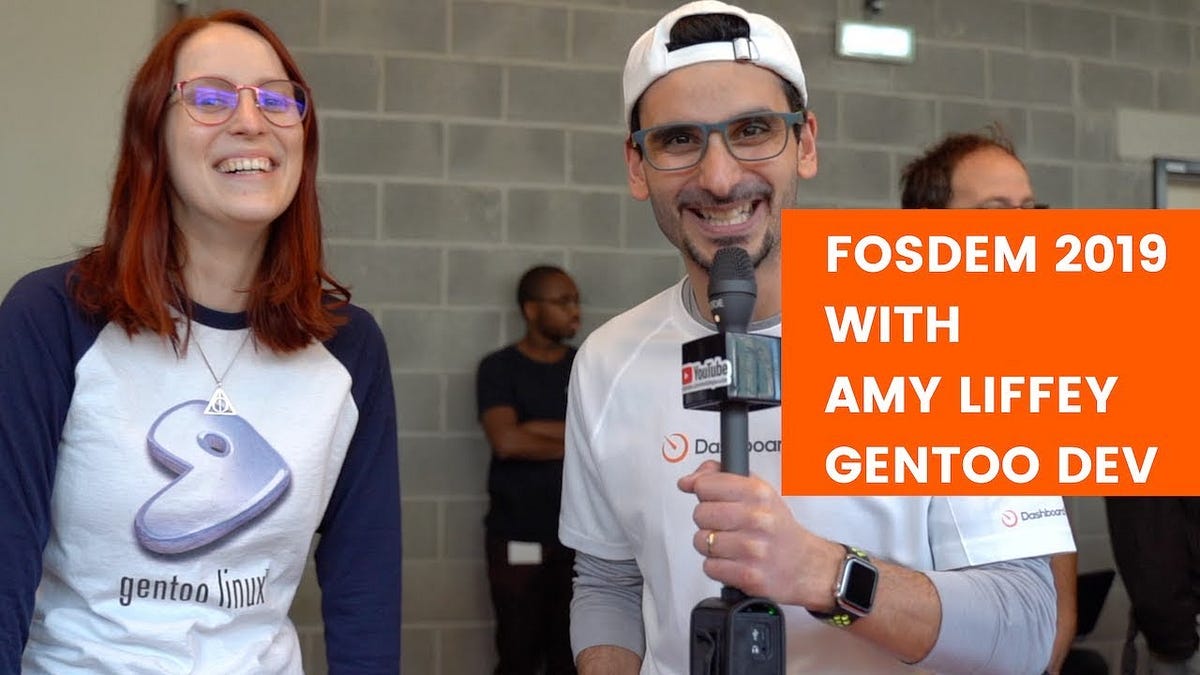 Fosdem 2019 with Amy Liffey, Gentoo Developer | by Eddie Jaoude | Medium