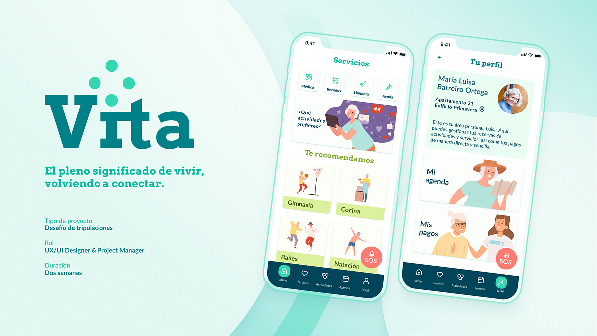 Vita — UX/UI Case Study. La tecnología al servicio de una vida… | by ...