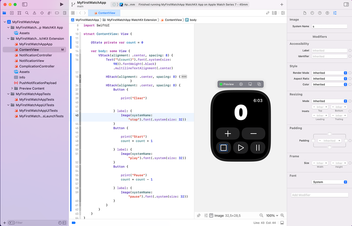 Creating your first Watch App. Part 2 | by Paul Ternytskyi | Medium
