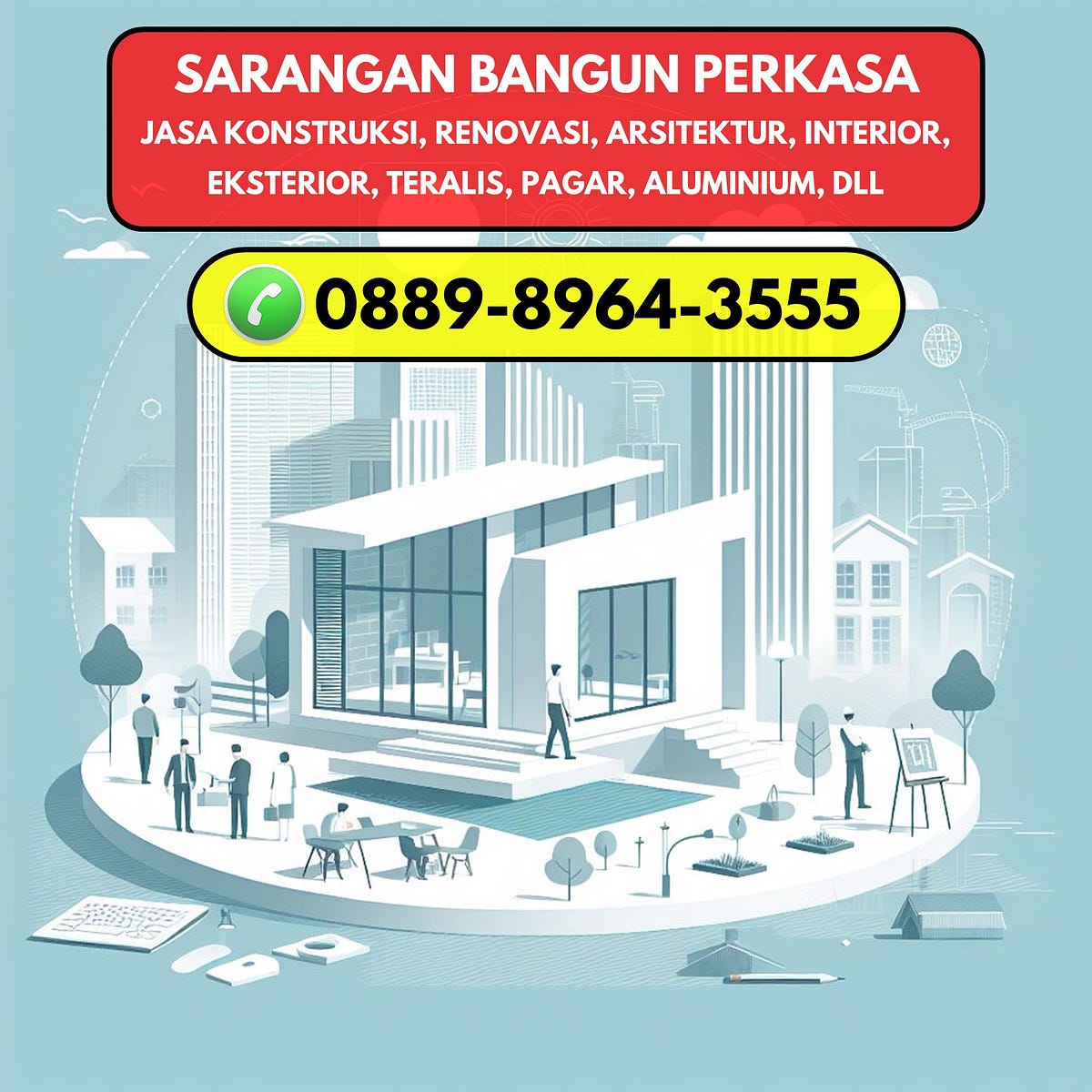 Hub 0889–8964–3555, Aplikasi Kontraktor Rumah Pc di Malang - rranirah - Medium