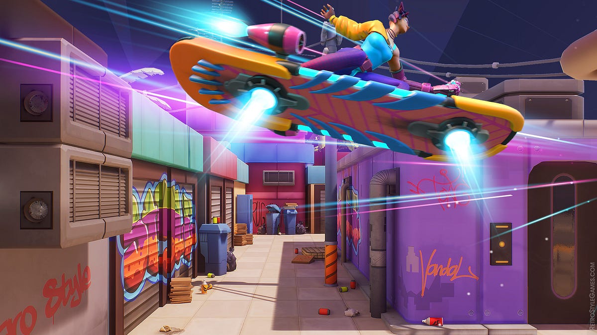 Cyberpunk Skater Girl — Real-Time 3D Game Character and Location | by ...