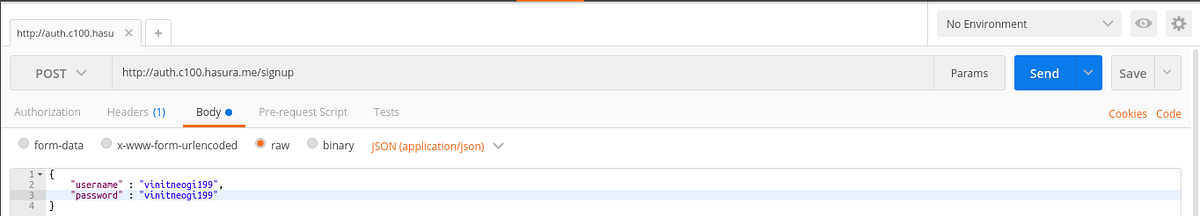 3.3) Hasura Auth API + Postman collection for Expense Tracker | by ...