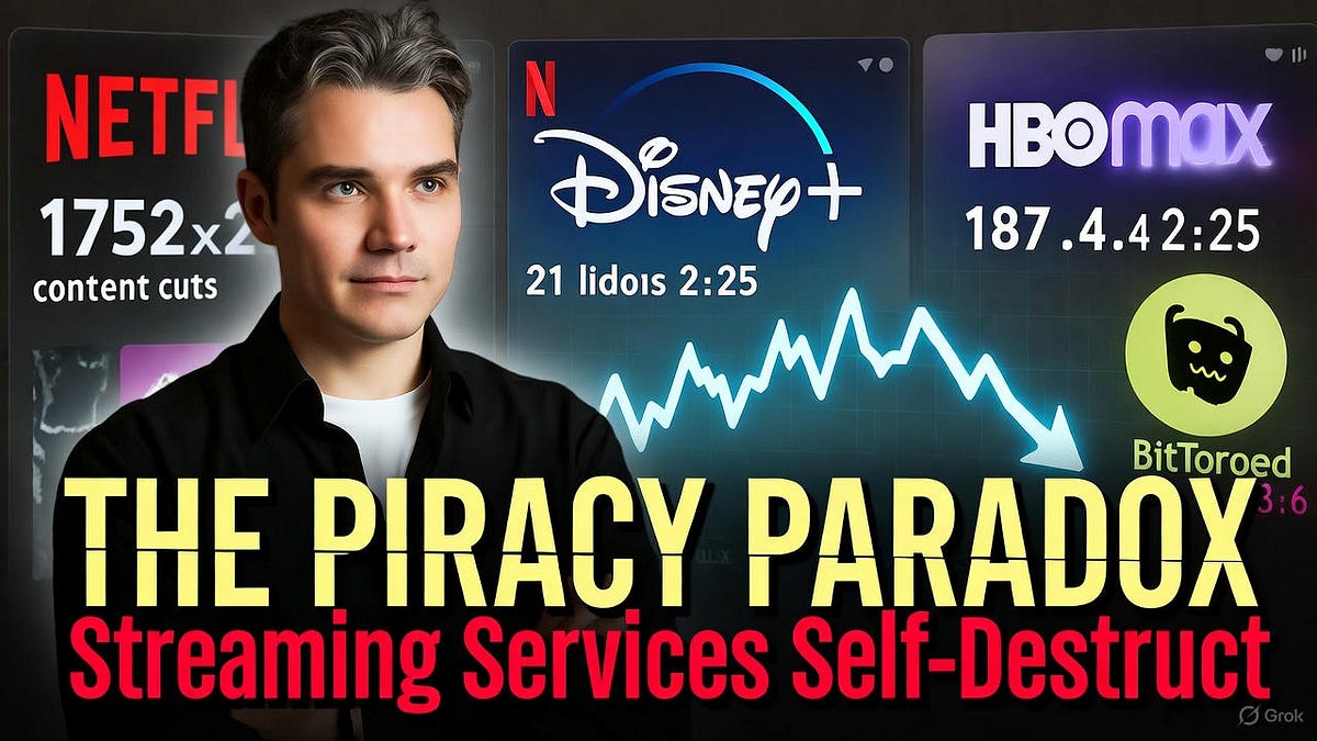 The Piracy Paradox: How Streaming Services Accidentally Engineered ...