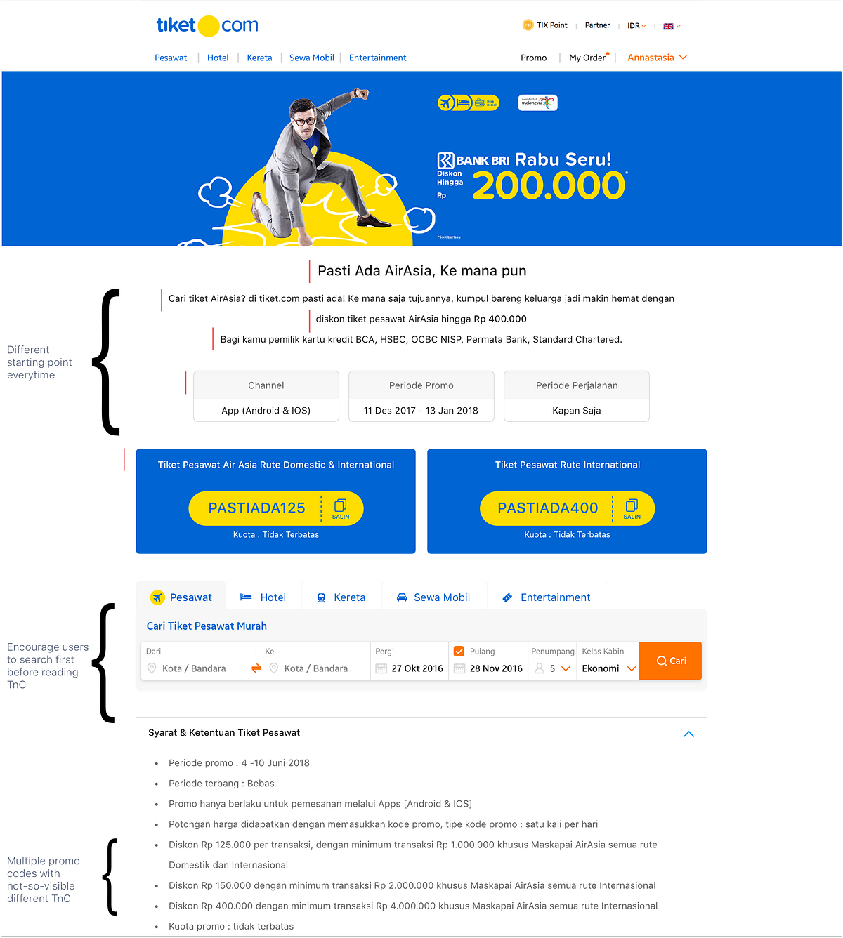 New Design for Promotion Details Page | by William Stefan Hartono ...
