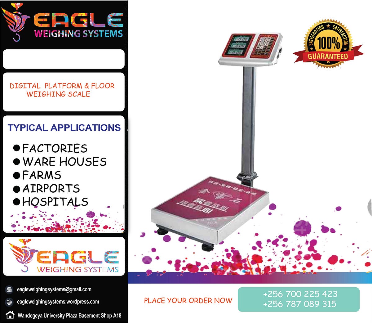 Portable Platform Digital Electric Weight Scales in Kampala+256 (0 ...