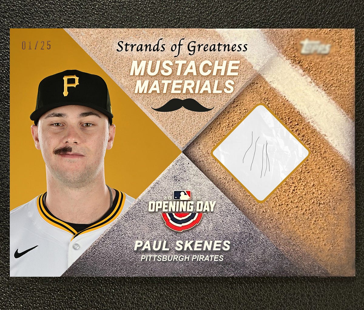 Paul Skenes’ Mustache Headlines 2025 Baseball Relic Cards | by John ...
