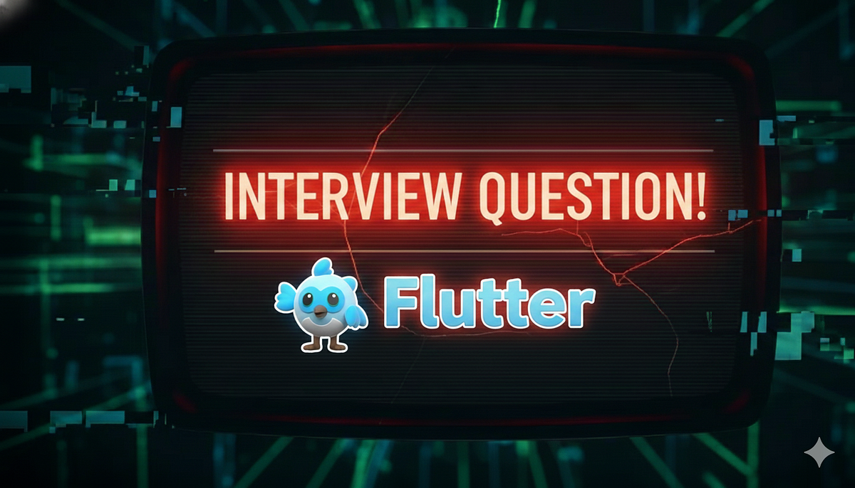 A Simple Flutter Interview Question That Completely Exposed My ...