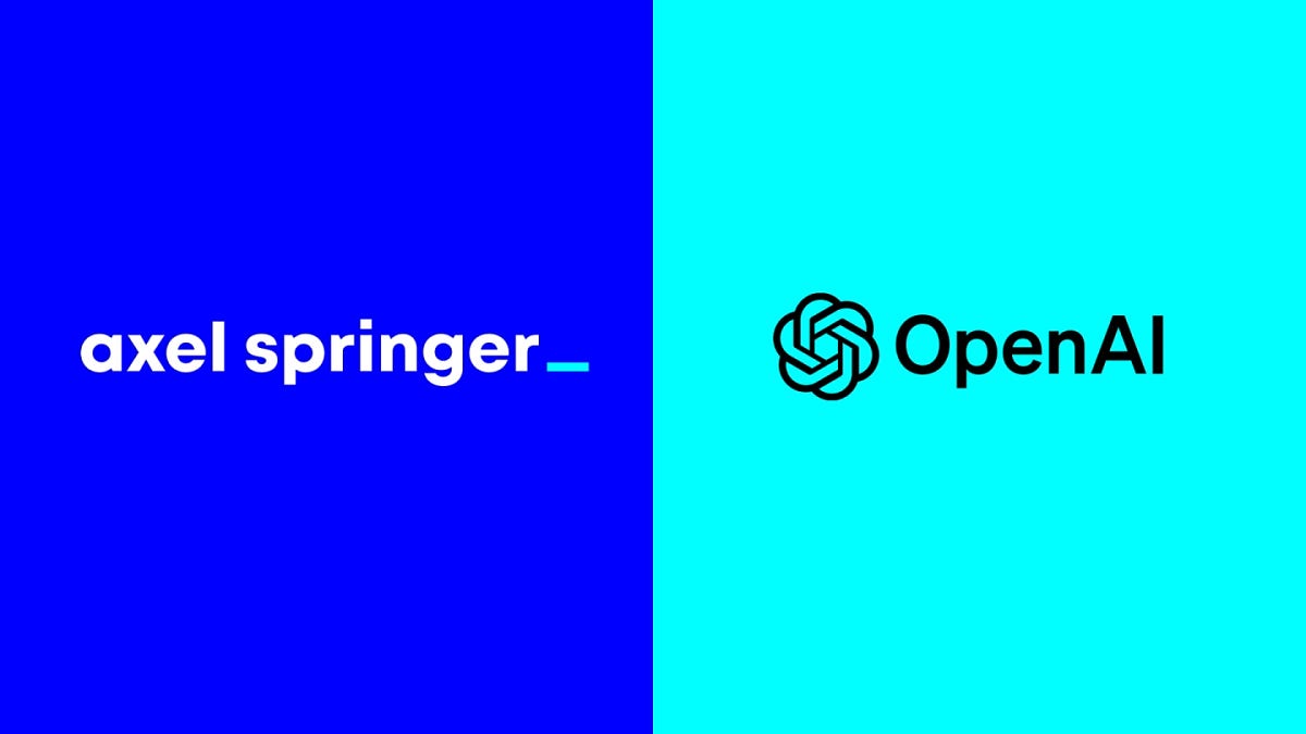 Axel Springer and OpenAI Forge Landmark Partnership to Elevate AI in Journalism | by ...