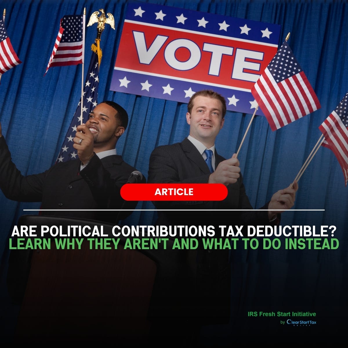 Are Political Contributions Tax Deductible? | Tax Tips & Insights | Medium
