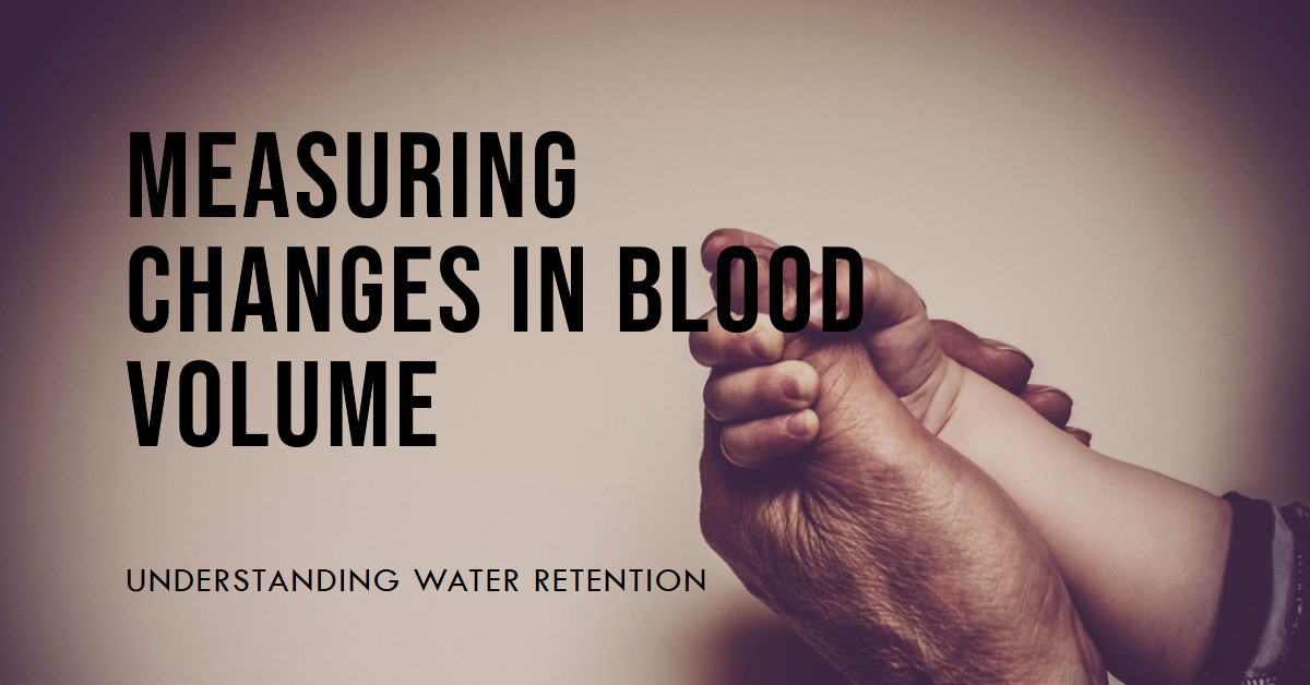 How PPG Measures Changes in Blood Volume Related to Water Retention ...
