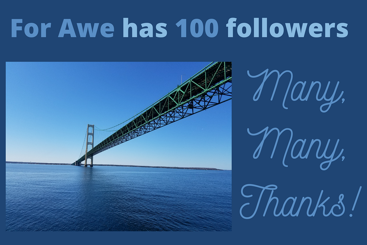 For Awe Has 100 Followers. To pay it forward we’re supporting… | by K ...