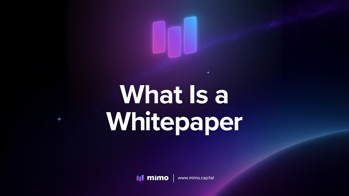 What Is a Whitepaper?. Whitepapers are documents that describe… | by ...