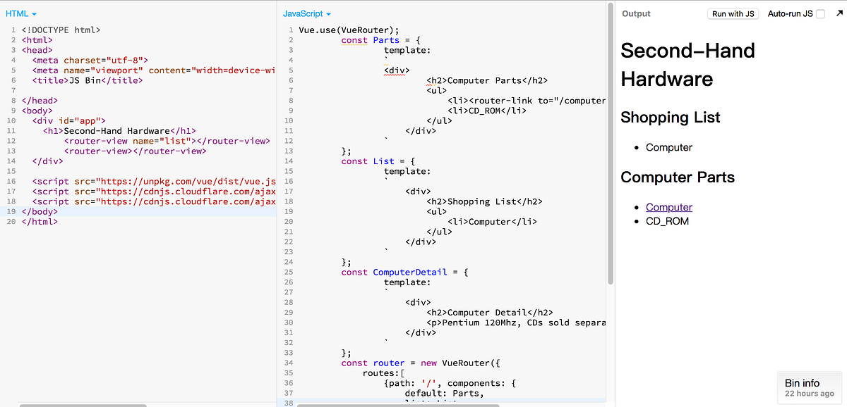 VueJs路由篇-Single Page Applications（四） | by ChingFeng | Object實戰 | Medium