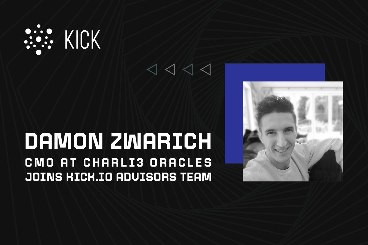 Deepening the Talent Pool: Damon Zwarich joins KICK.IO as a Marketing Advisor | by KICK.IO | Medium