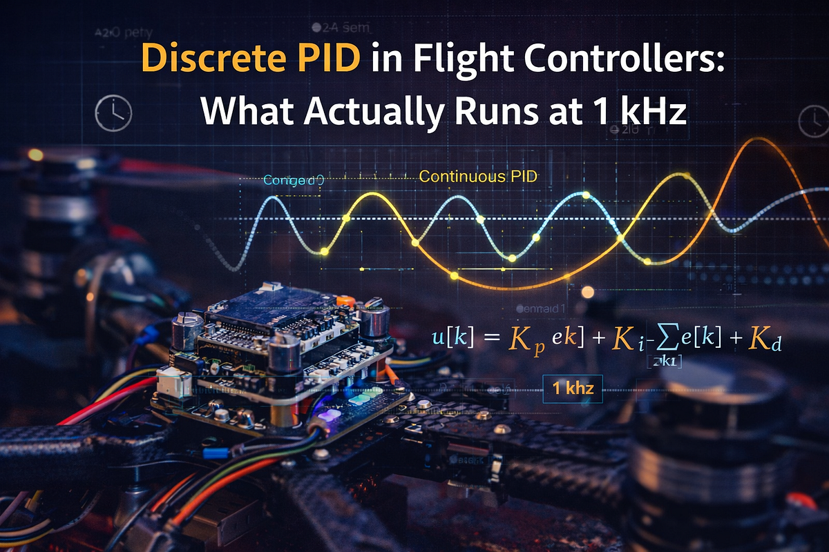 Discrete PID in Flight Controllers: What Actually Runs at 1 kHz | by ...