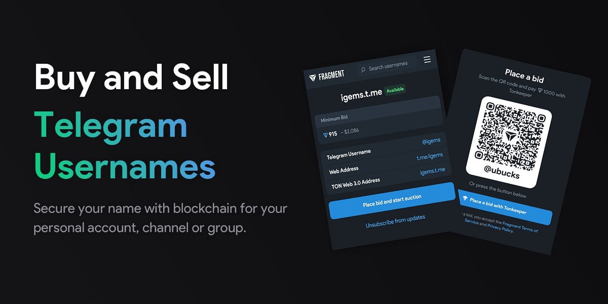 Telegram Most Unique Username in auction. | by Natasha | Medium