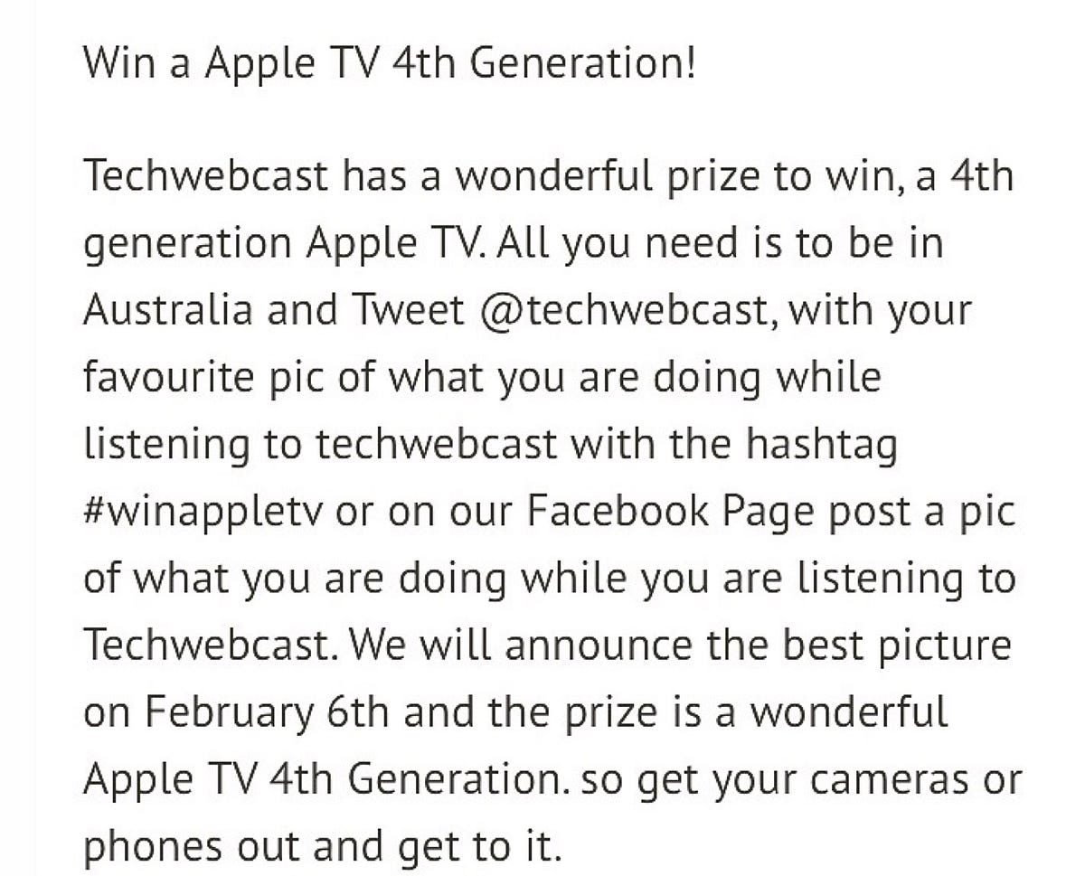 Apple TV Giveaway. :). Go to this link… | by Brad | Medium