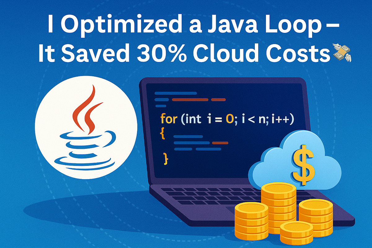 I Optimized a Java Loop — It Saved 30% Cloud Costs 💸 | by Pudari ...