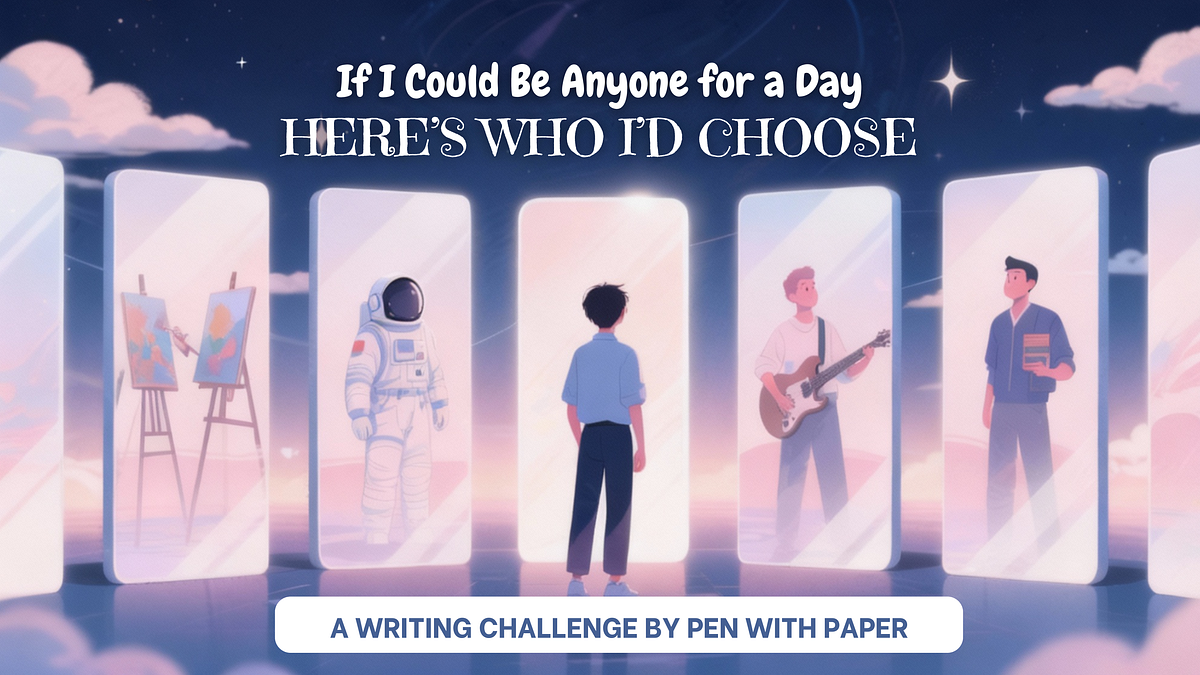 If I Could Be Anyone for a Day: Here’s Who I’d Choose – A Writing ...