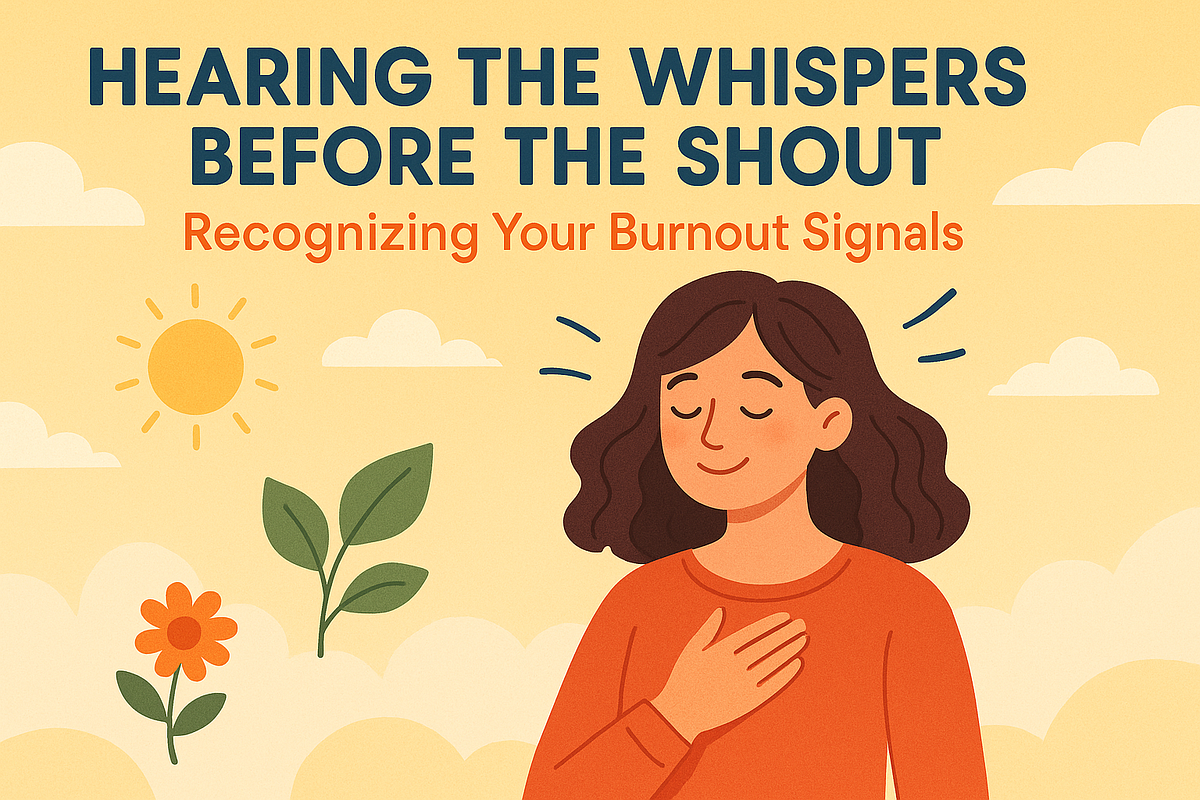 “Hearing the Whispers Before the Shout: Recognizing Your Burnout ...
