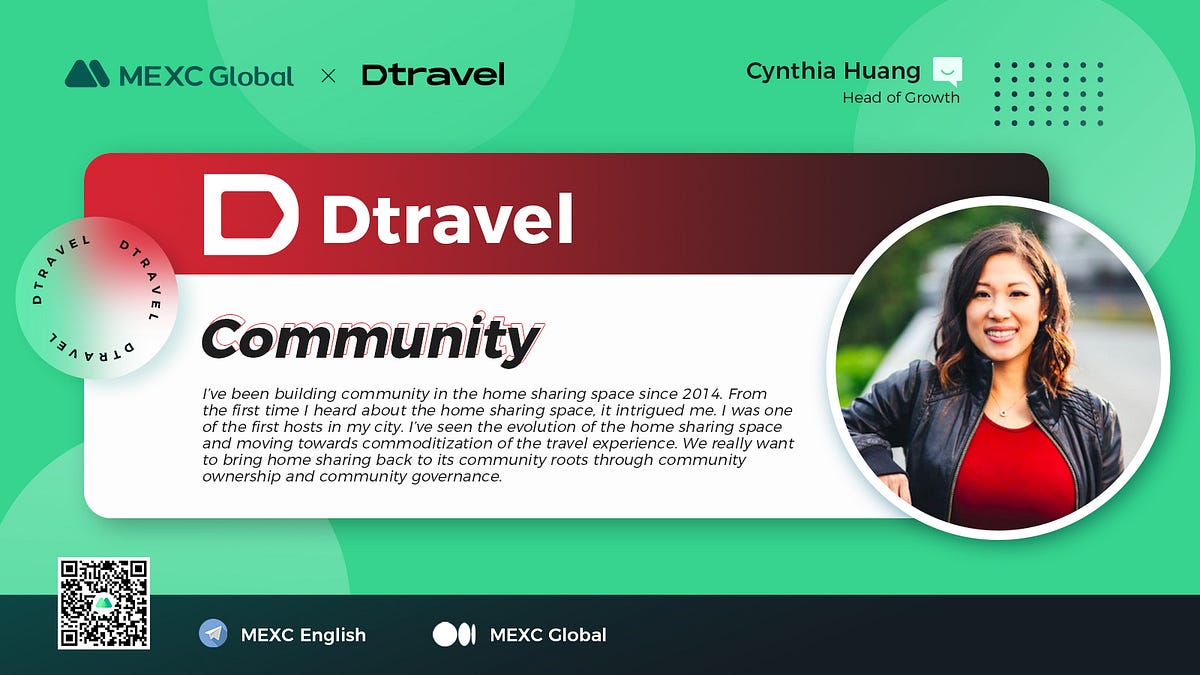 AMA Session with Cynthia Huang at Dtravel | by MEXC Global | MEXC Global | Medium