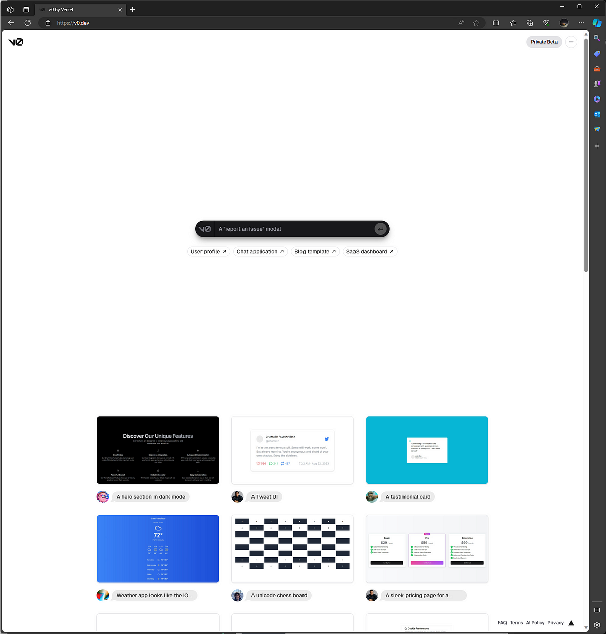 Vercel v0.dev. v0.dev 맛보기 | by zero86 | Medium Vercel v0.dev. v0.dev 맛보기 | by zero86 | Medium