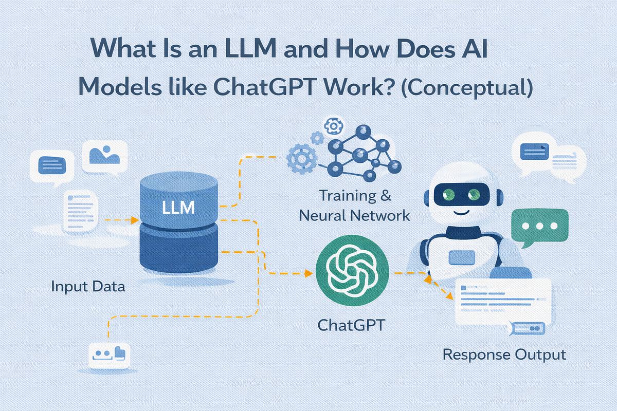 What Is an LLM and How Does AI Models like ChatGPT Work? (Conceptual ...