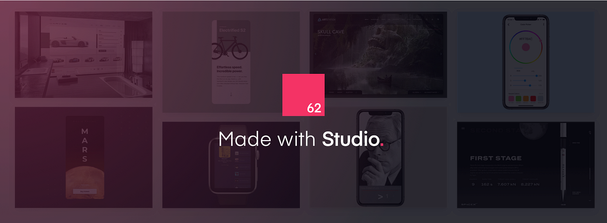 Made with Studio #62. An inspiration gallery from the… | by Muzli ...