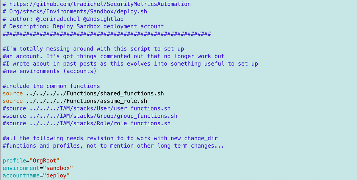 Generic Scripts For Deploying an Organization, Environments, and ...