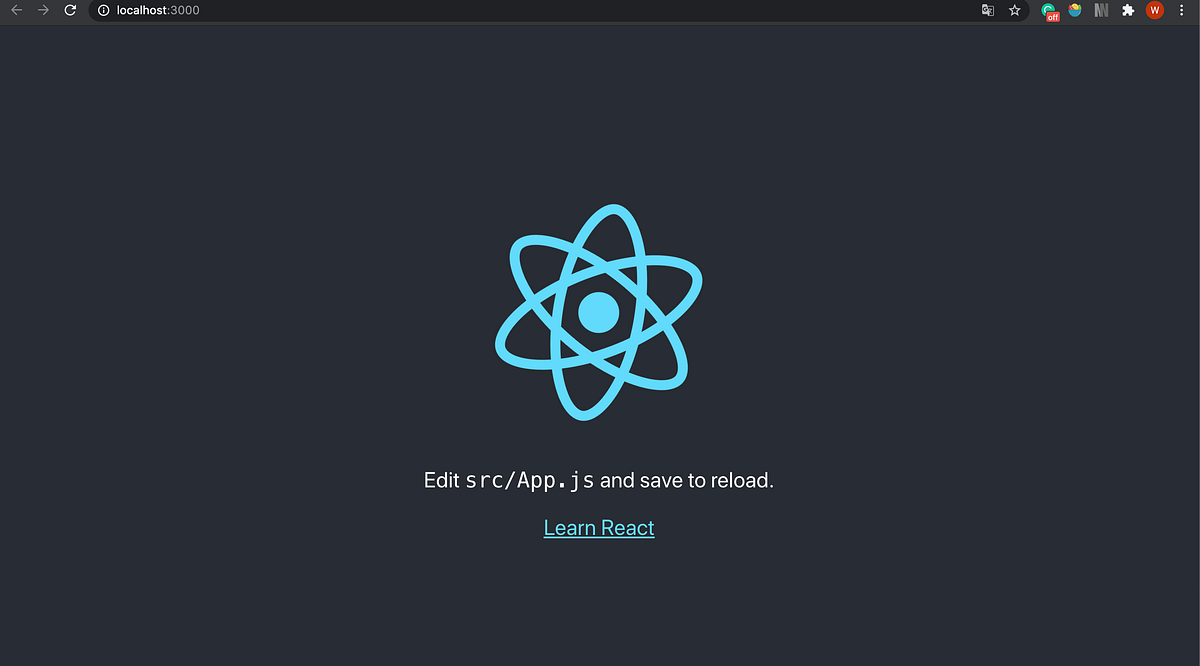 Quick start a React web application - Weihsu - Medium