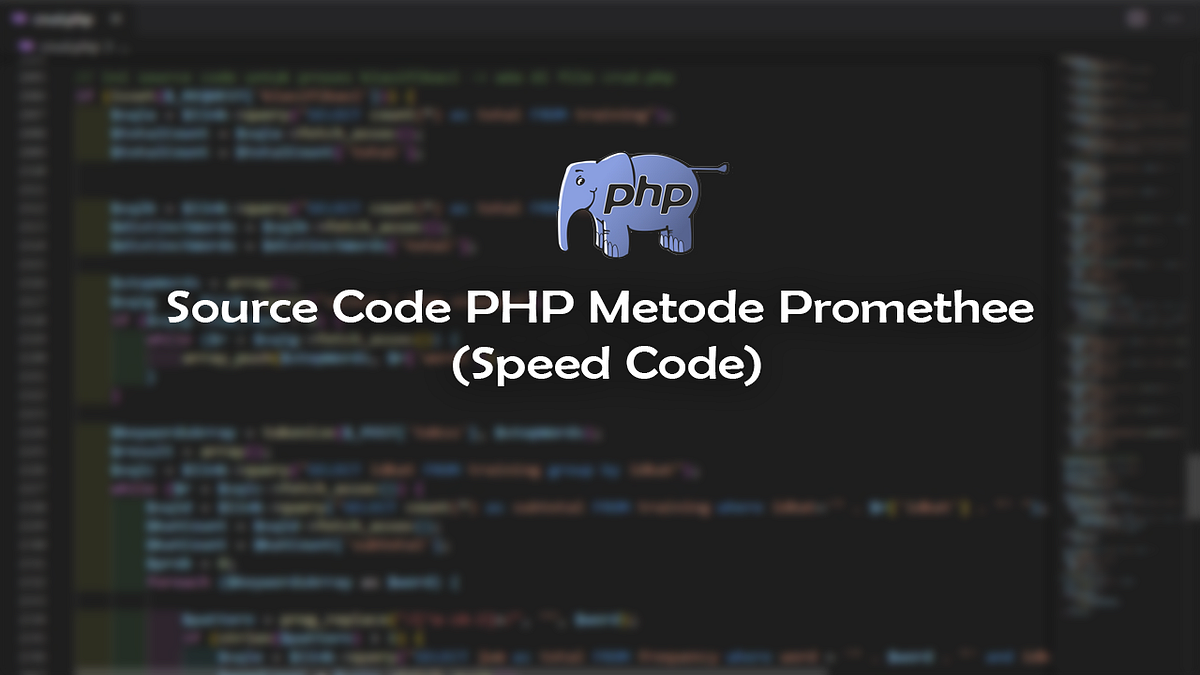 Source Code PHP Metode Promethee - DebugLagi - Medium