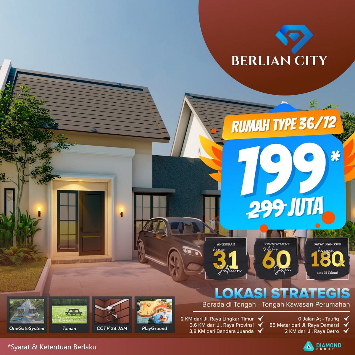 Pasti Untung,WA 0858–5964–6135,Perumahan Murah Daerah Juanda Sidoarjo ...