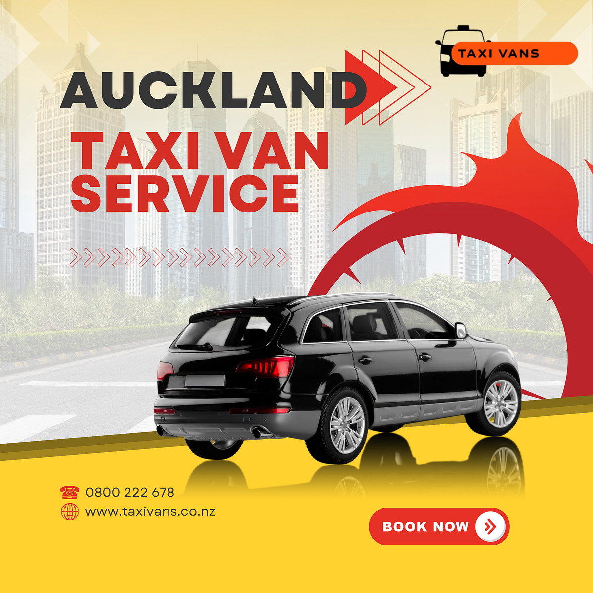 Best Auckland Taxi Van Service for Group Transportation — Taxi Vans ...