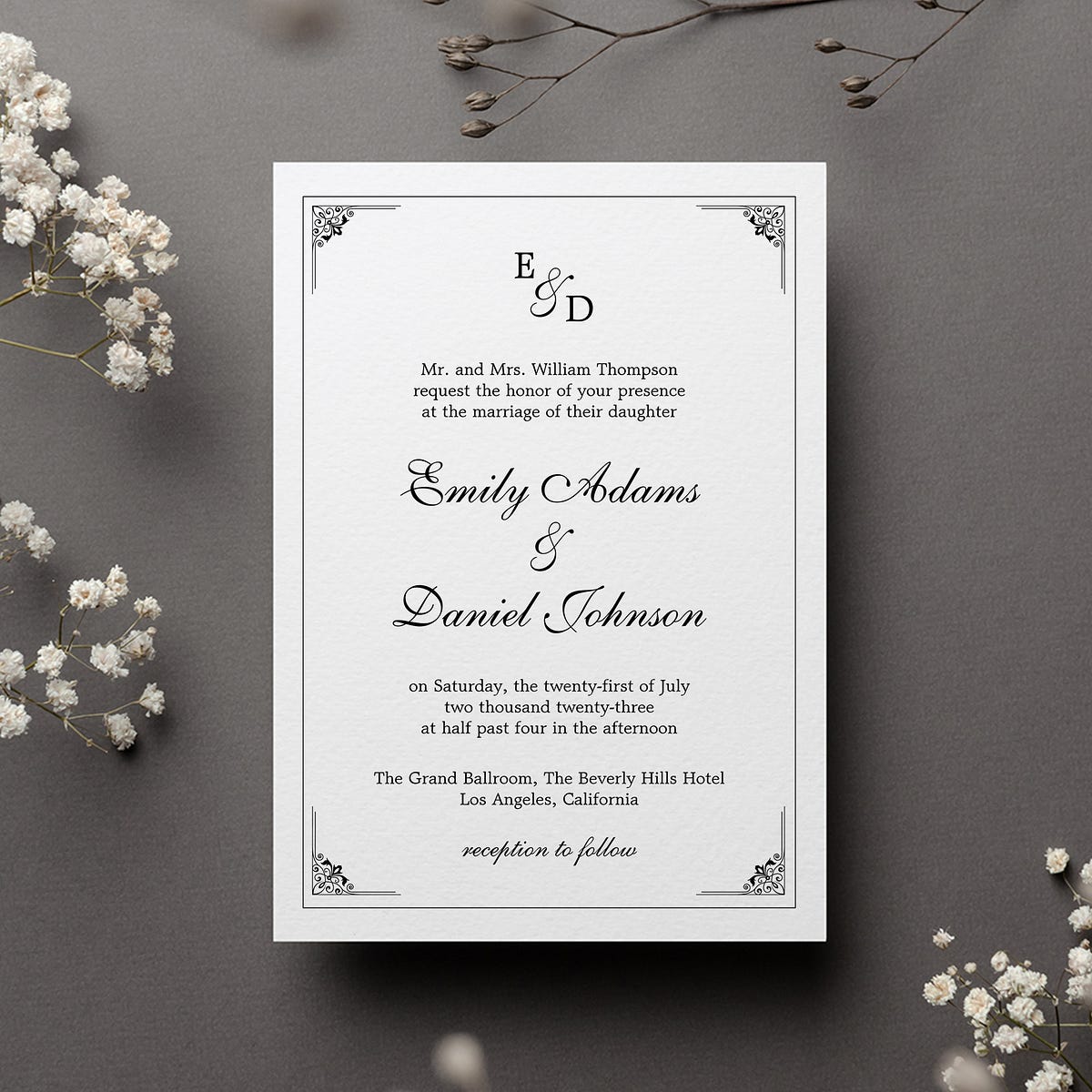 The 10 Best Black and White Wedding Invitations to Buy in 2023 💌 | by ...