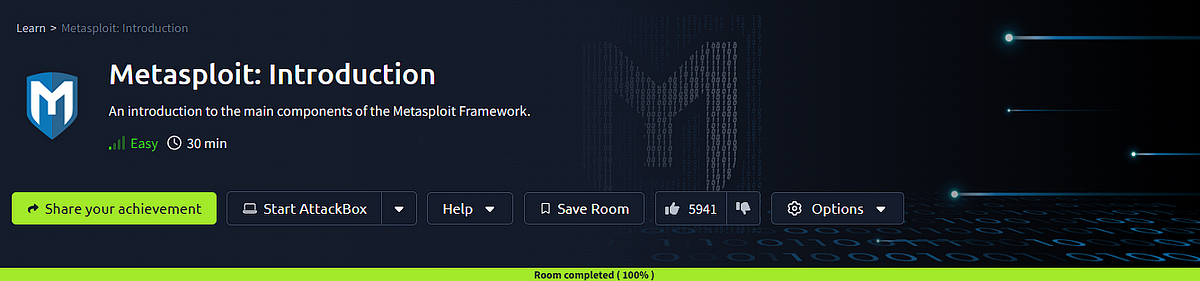 Metasploit: Introduction — Tryhackme Walkthrough | by TRedEye | Medium Metasploit: Introduction — Tryhackme Walkthrough | by TRedEye | Medium