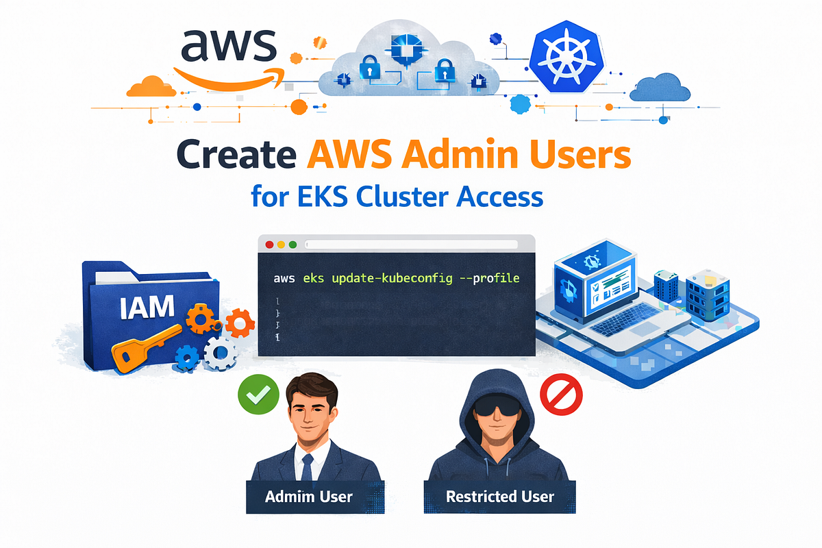 How to Create AWS Admin Users for EKS Cluster Access Using the AWS CLI | by Michael Oduor Otieno ...