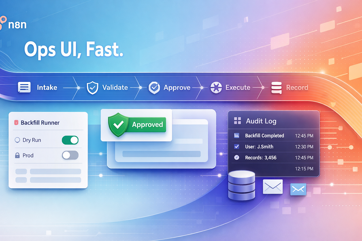 n8n as Your Ops UI in a Weekend. Build internal tools that feel like ...