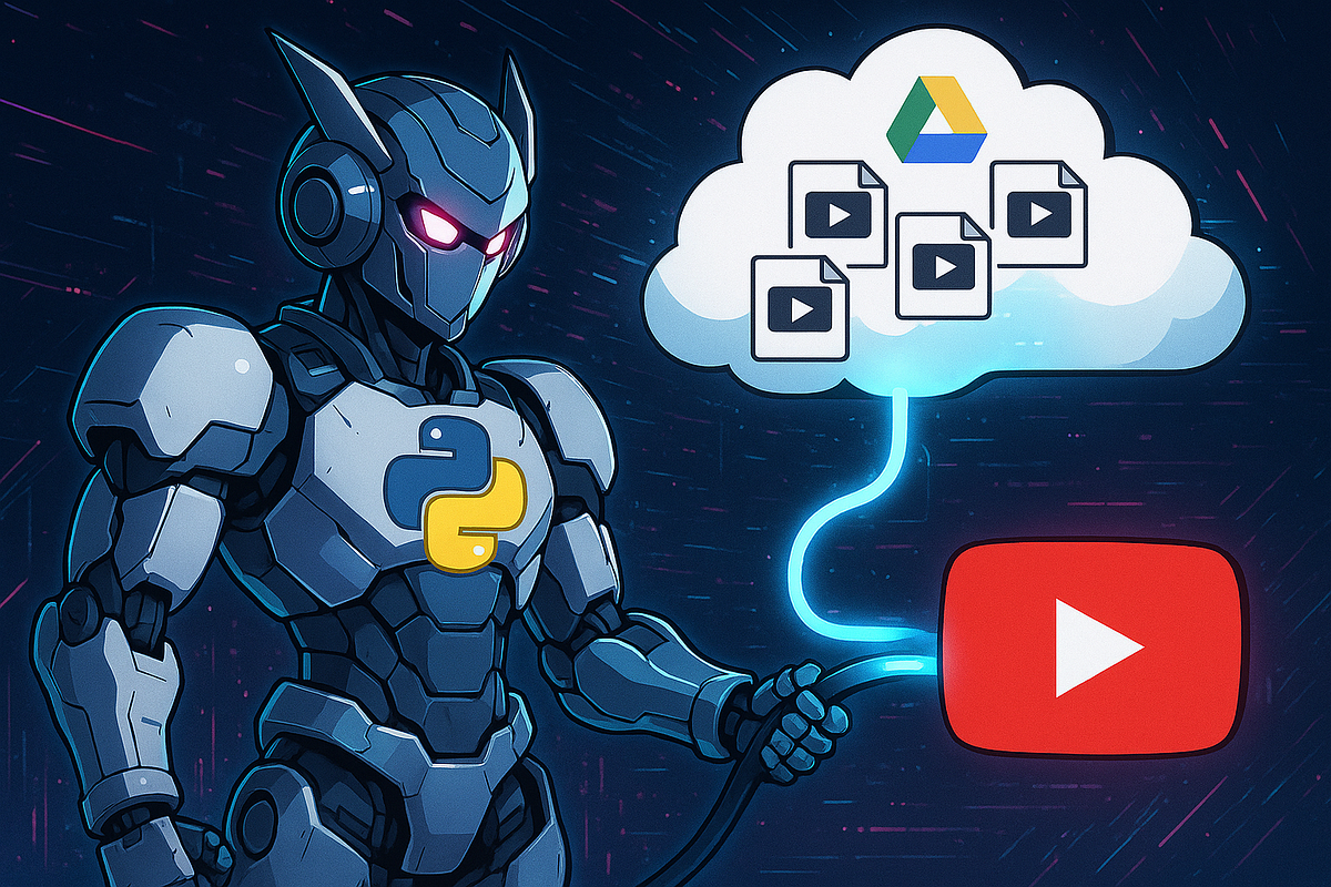 How did I create an automation bot to upload videos from Google Drive ...