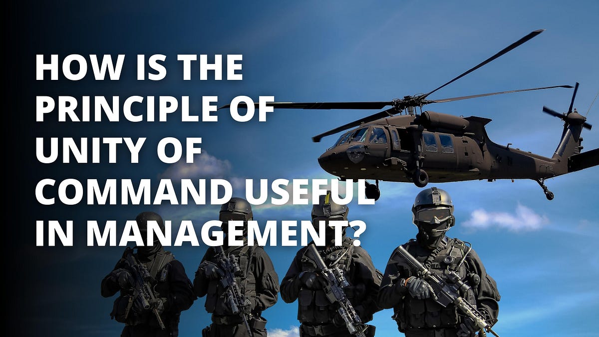 Unity Of Command In Management