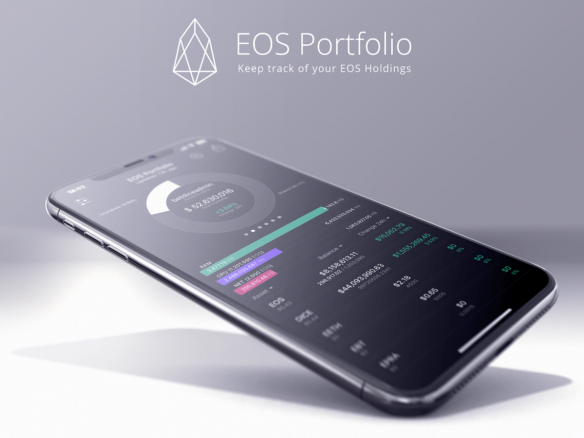 EOS Portfolio Tracker App. Manage Your Tokens Anywhere & Anytime | by Arsenii Veriho ...