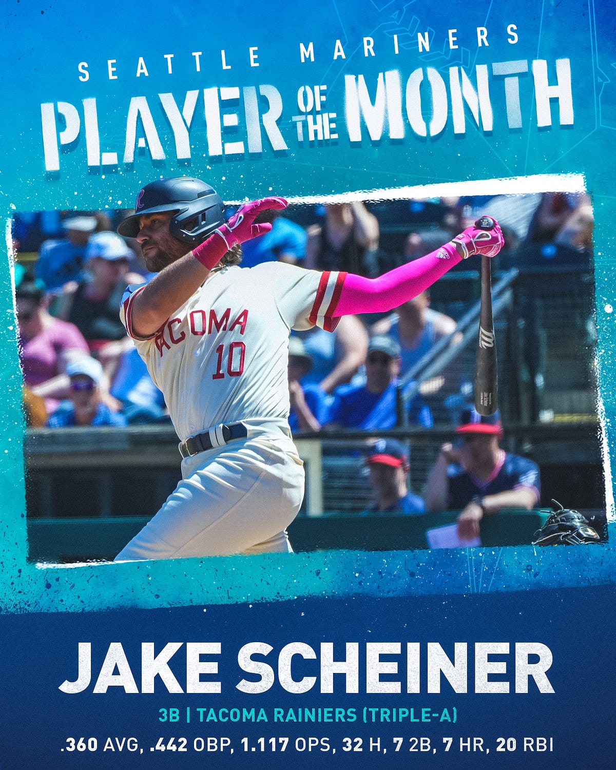 Jake Scheiner, Bryan Woo Named Mariners Minor League Player & Pitcher ...