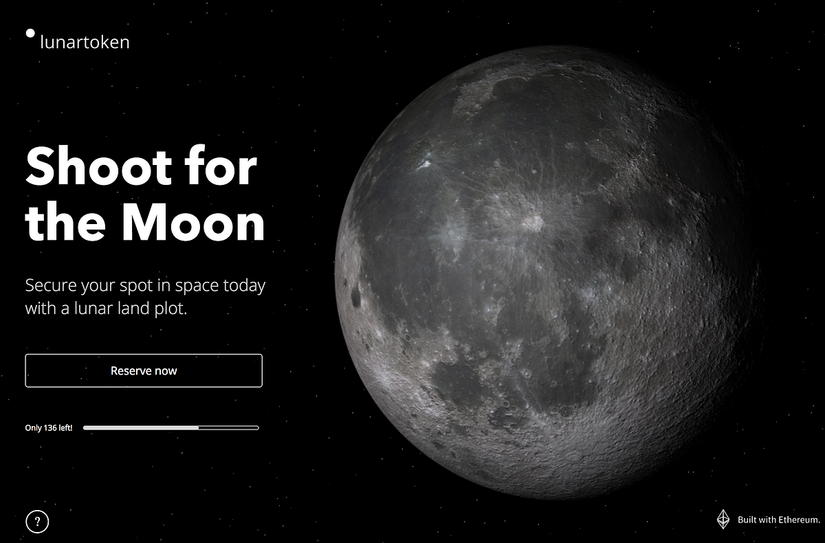 Virtual Moon Land — the Next CryptoKitties? | by Stephen Cognetta ...