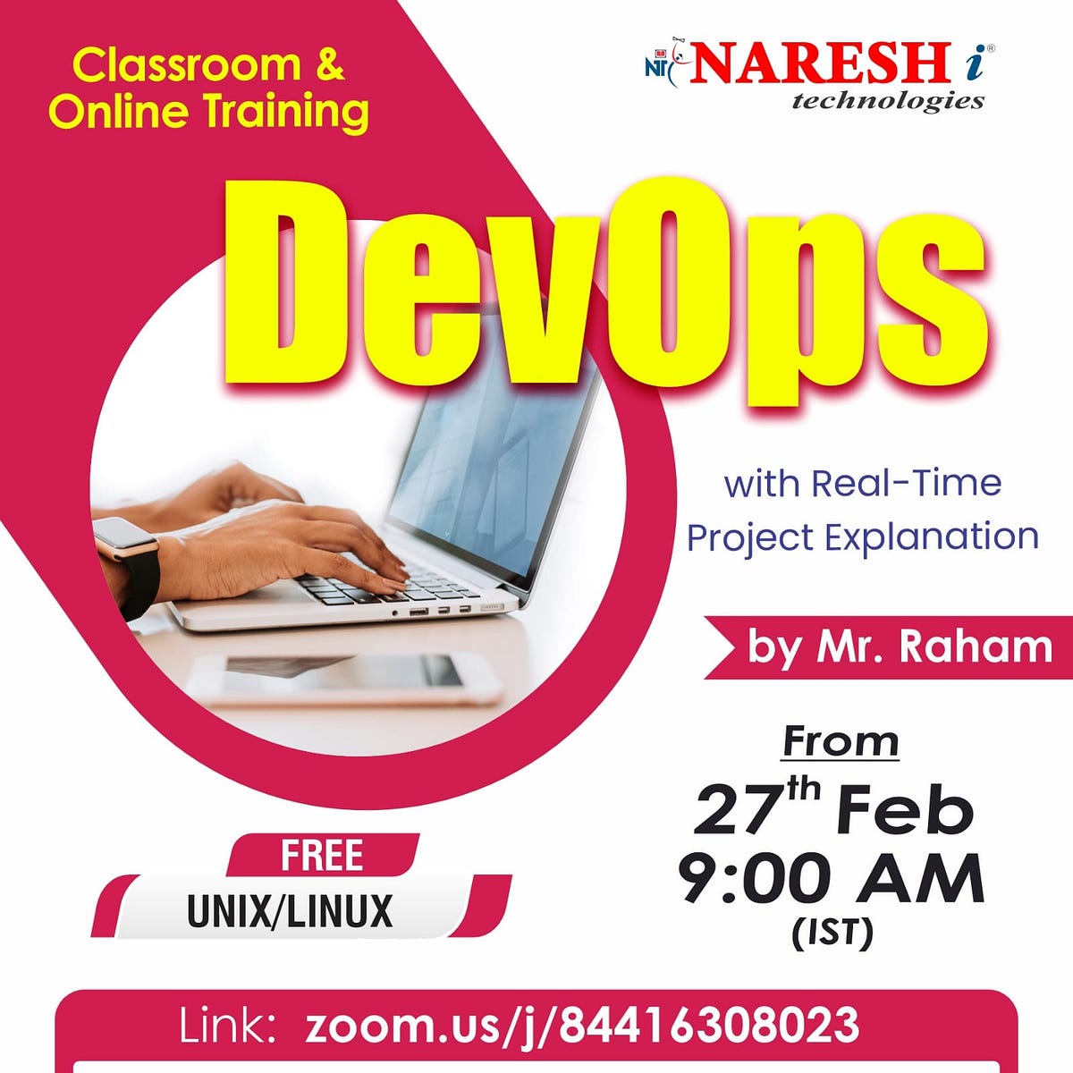 Attend Free Demo On Devops — NareshIT - Samuel NareshIT - Medium