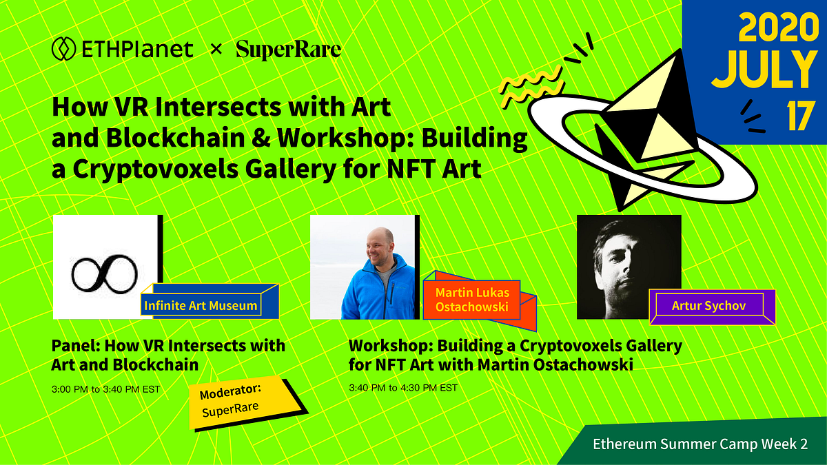 ESC 2020 Week 2 ‘Pop Culture and Blockchain’ Day 2: VR Panel, Workshop, and Happy Hour | by ...
